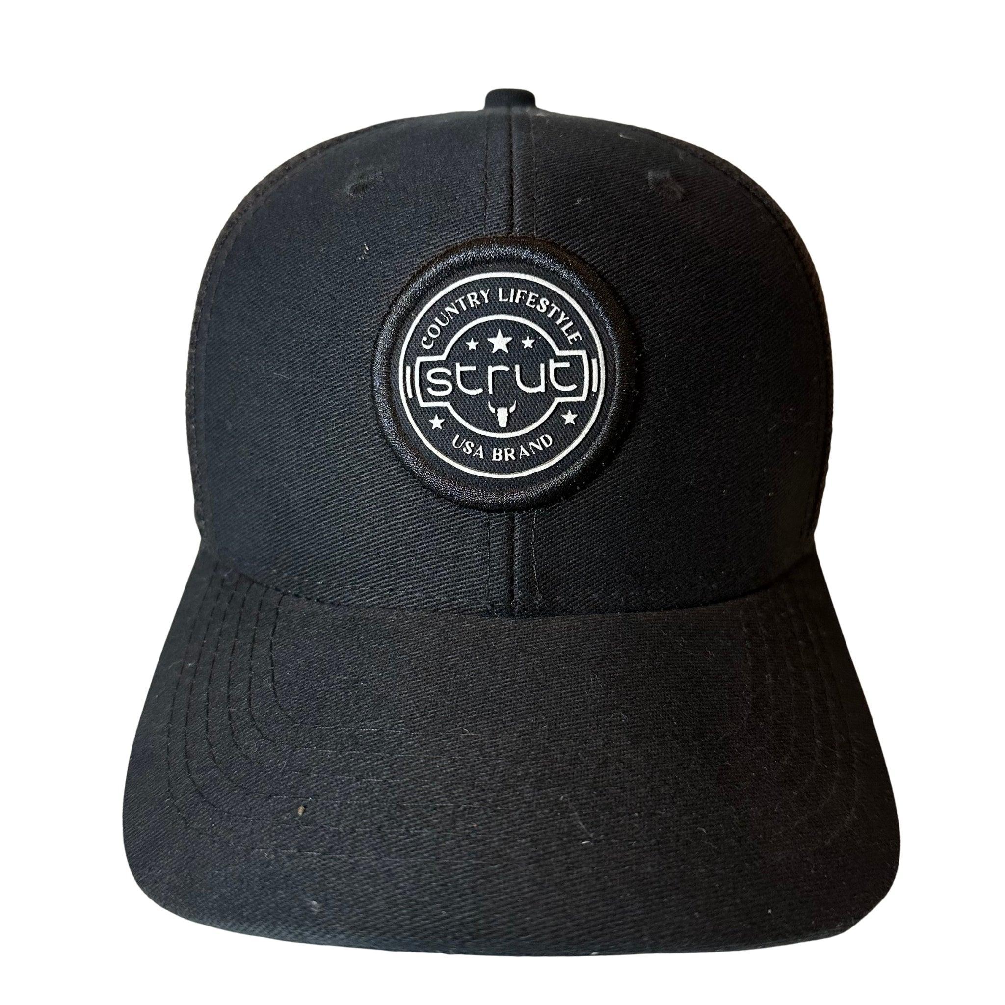 Boné Strut Trucker Preto