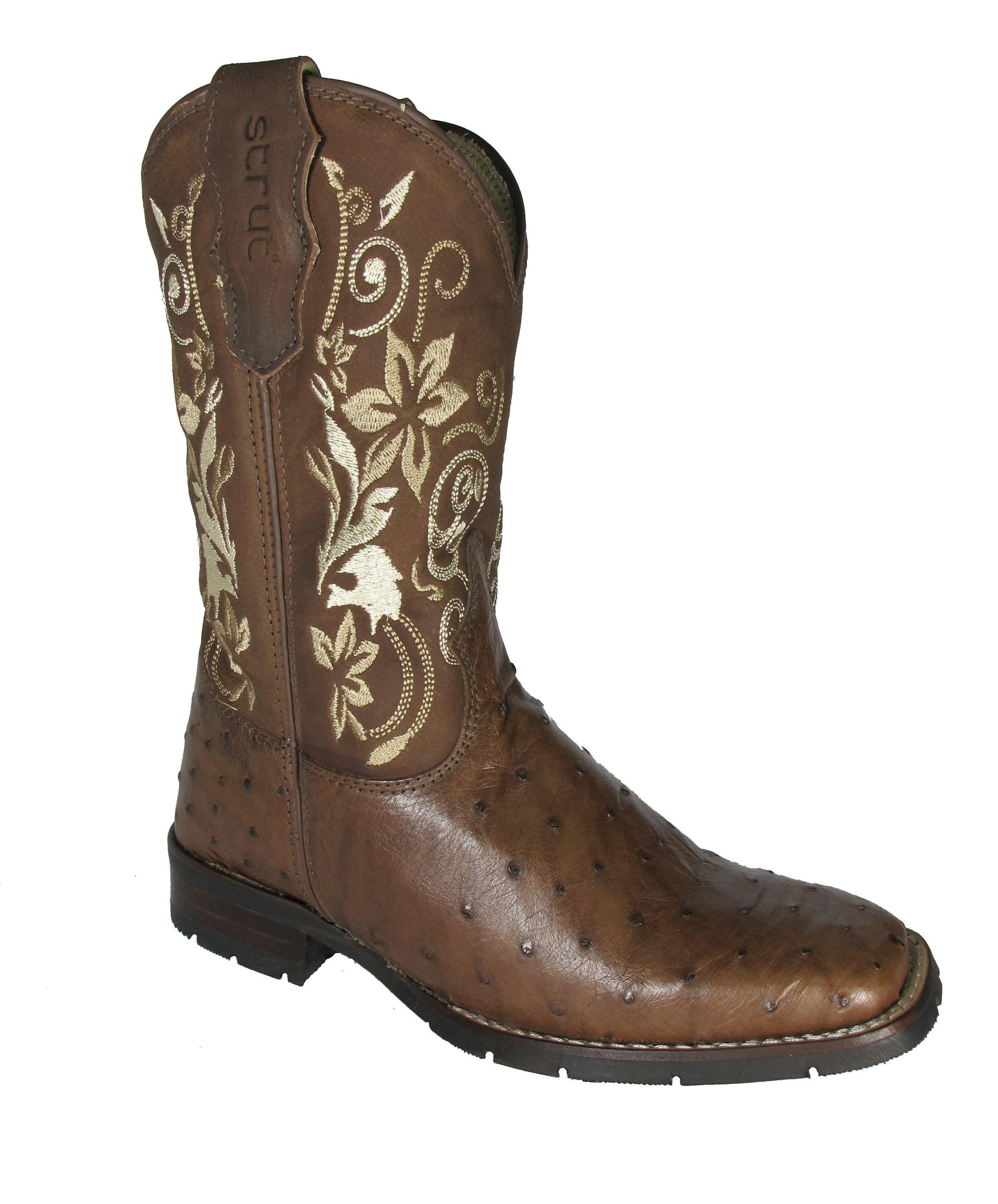 Botas em couro de Avestruz Legítimo - Strut